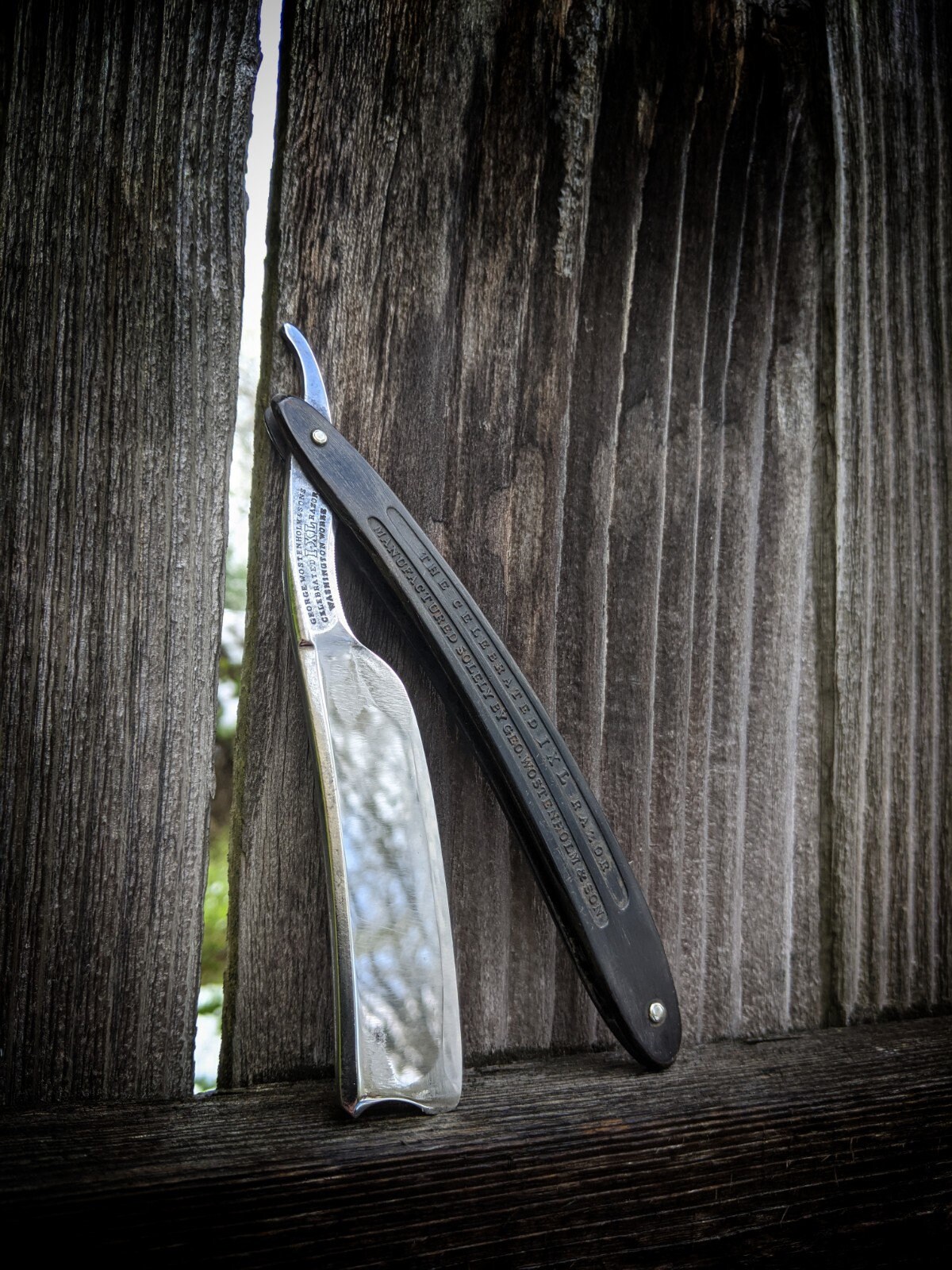 Geo. Worstenholm & Son 14/16 Wedge straight razor Sheffield 1825