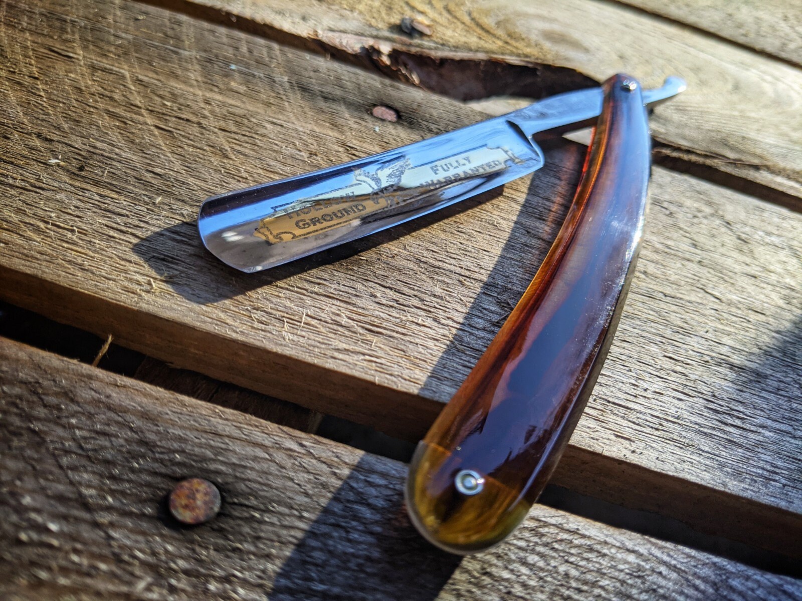 Theirs Issard Hollow Ground Straight Razor Straight Razor tortoise TI1