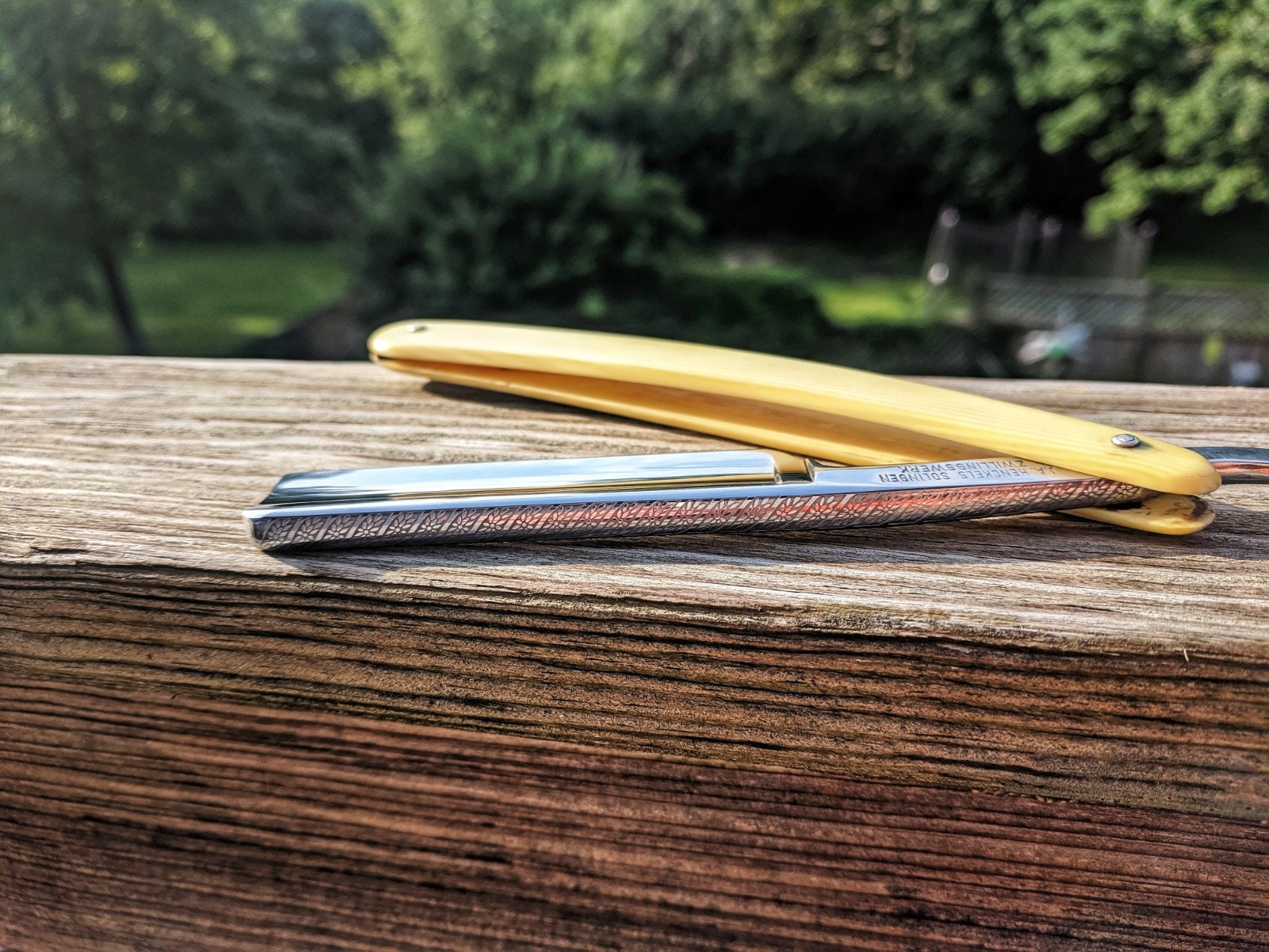 Friodur 472 Henckels Solingen Straight Razor worked spine shave ready ...