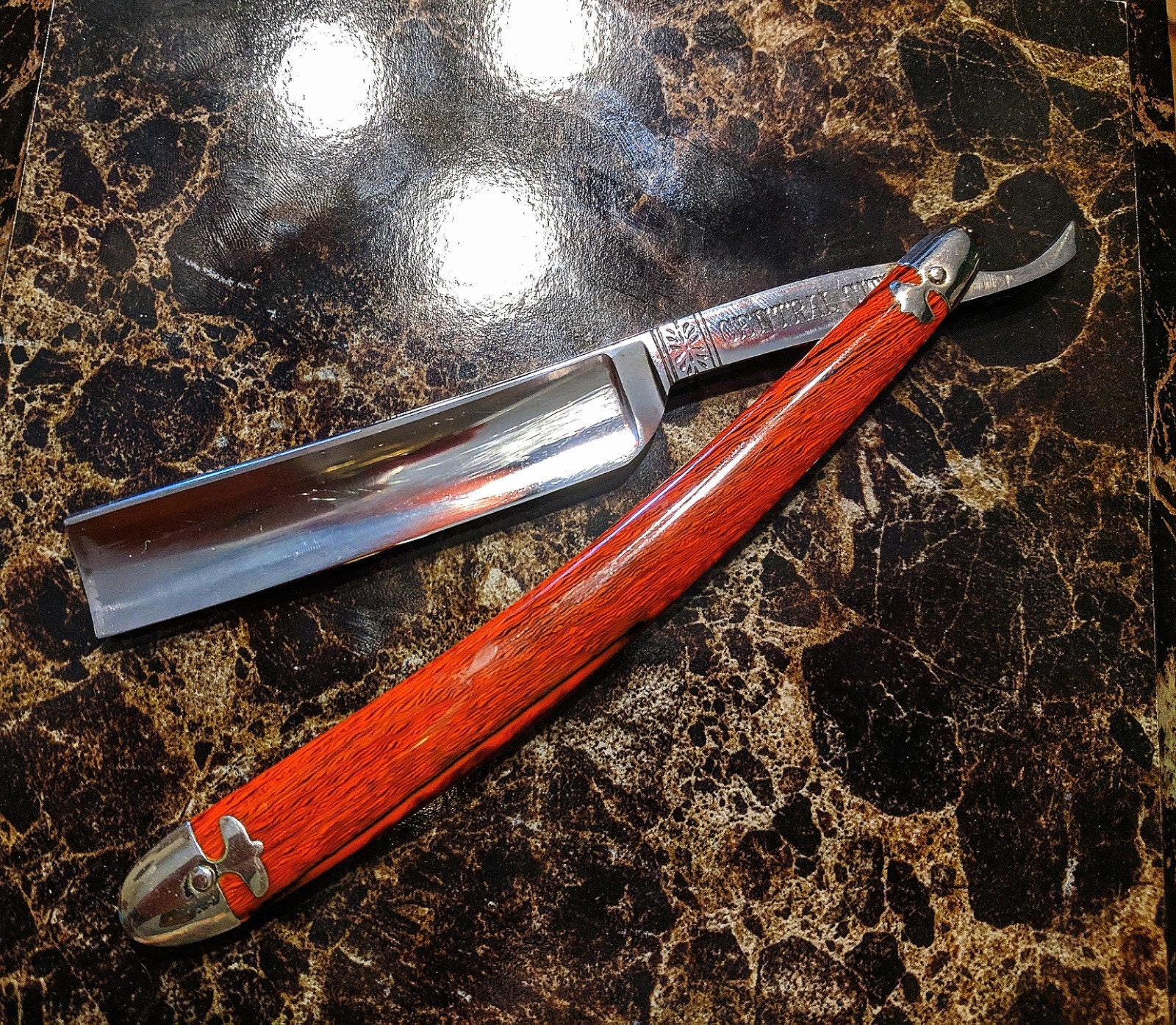 Vintage straight razor John Schneider & Co. Peoria Illinois Made in ...