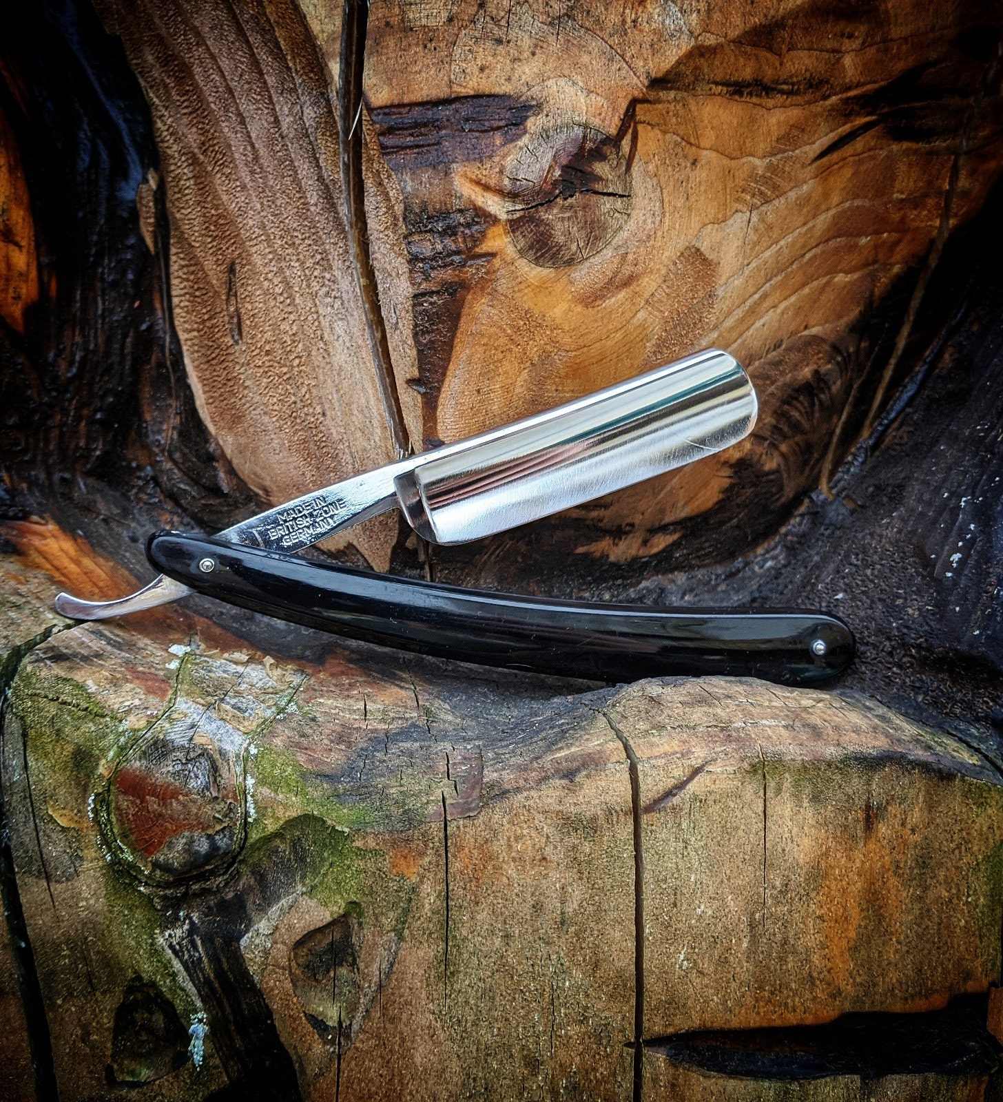 13/16 German Golden Primrose Straight Razor Shave Ready Fagan 34 Roundpoint