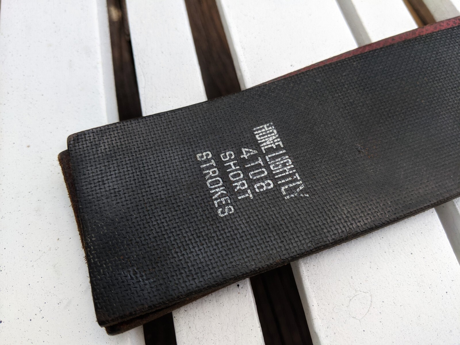 Barber's Byers Leather Straight Razor Strop. Dual Strap (24×3) Supreme ...