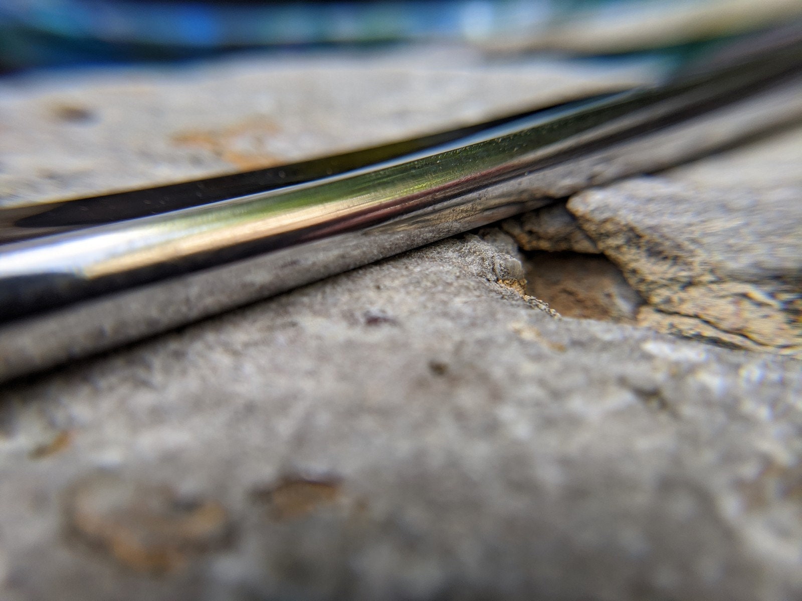 Large 13/16 Kropp straight razor with custom Peakcock or Dragonfly ...