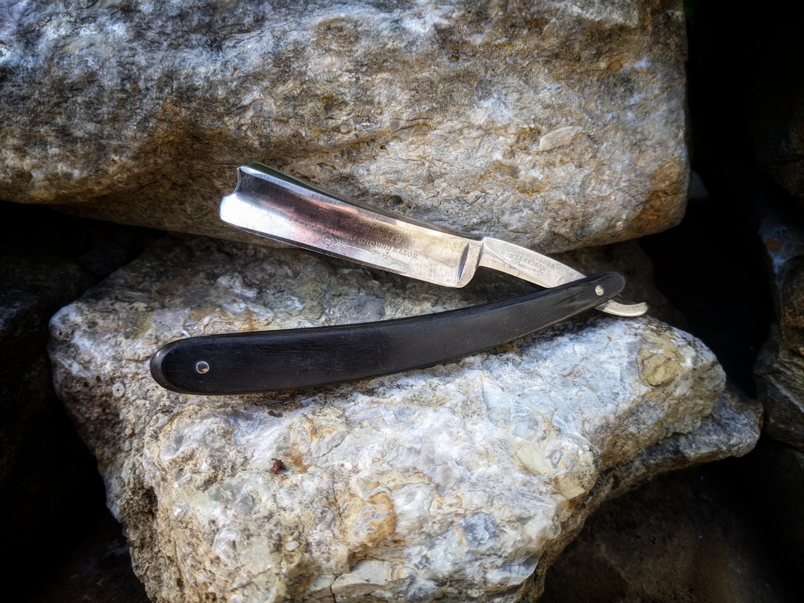 Wade & Butcher Sheffield England Extra Hollow Straight Razor Shave ...