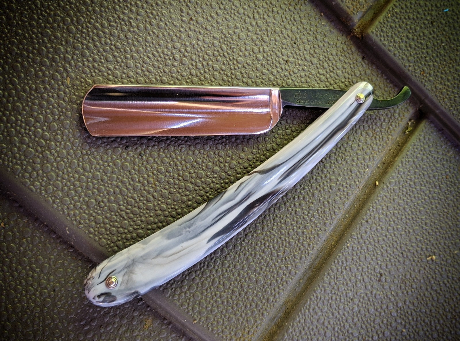 6/8 Vintage Restored DUBL DUCK - Special No. 1 - Straight Razor - Shave ...