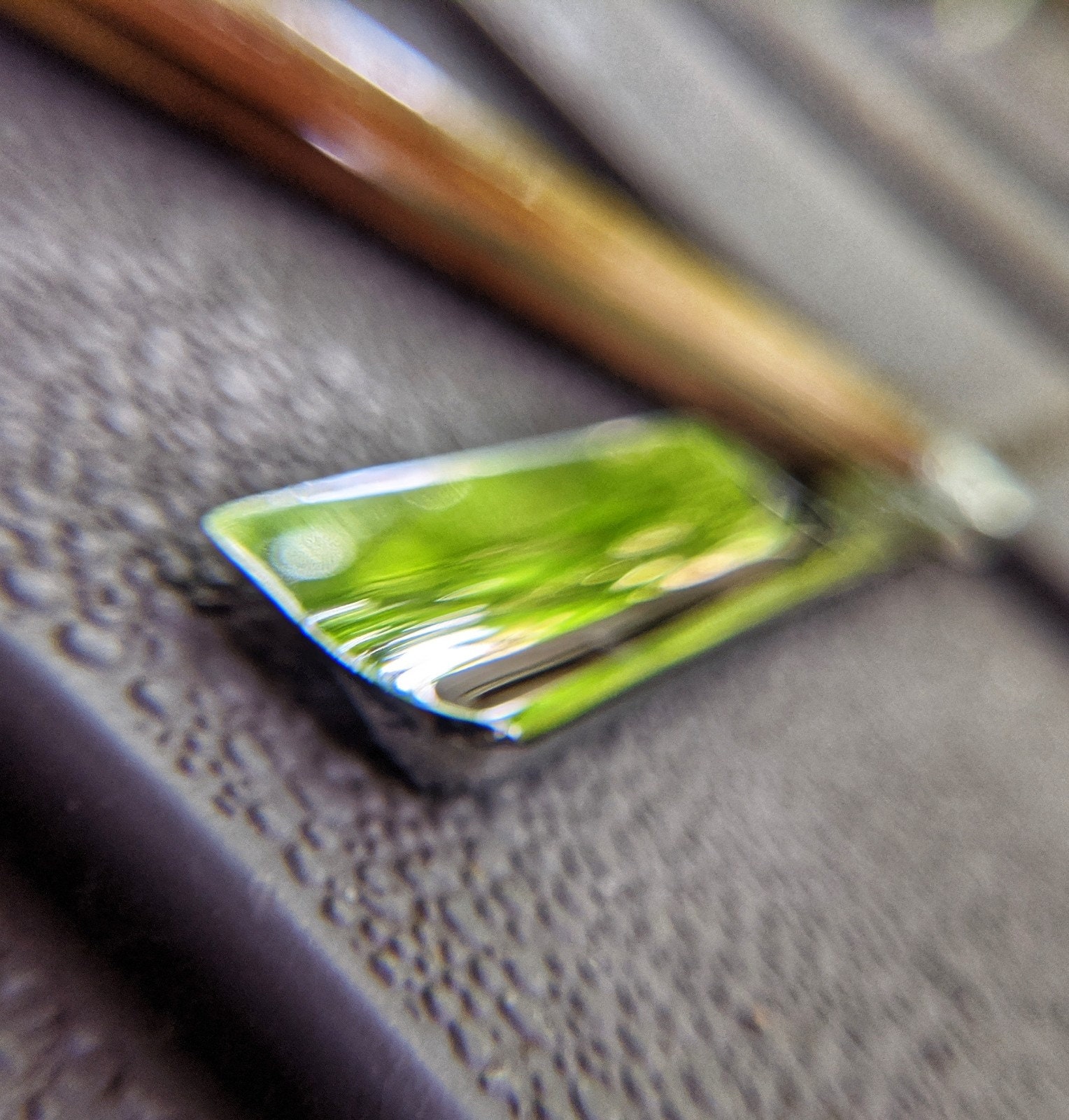 FW Engels Shave Ready Straight Razor Fancy Ornate Brass Scales