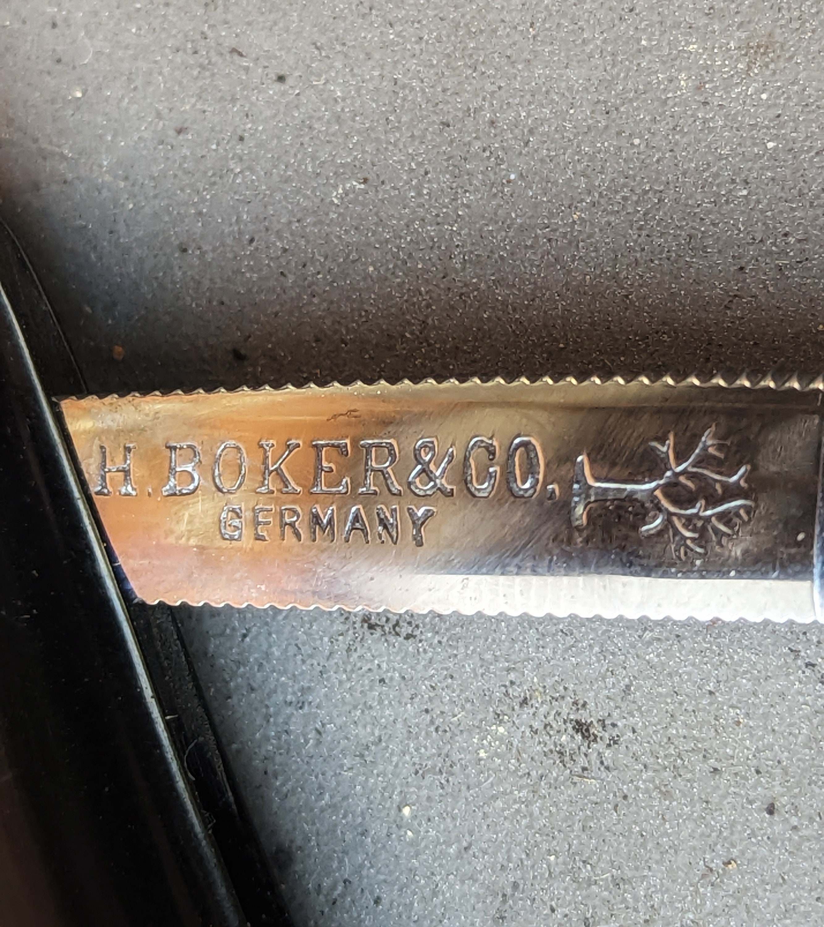 NOS German Boker Straight razor - Supreme Quality No 101 - Vintage ...