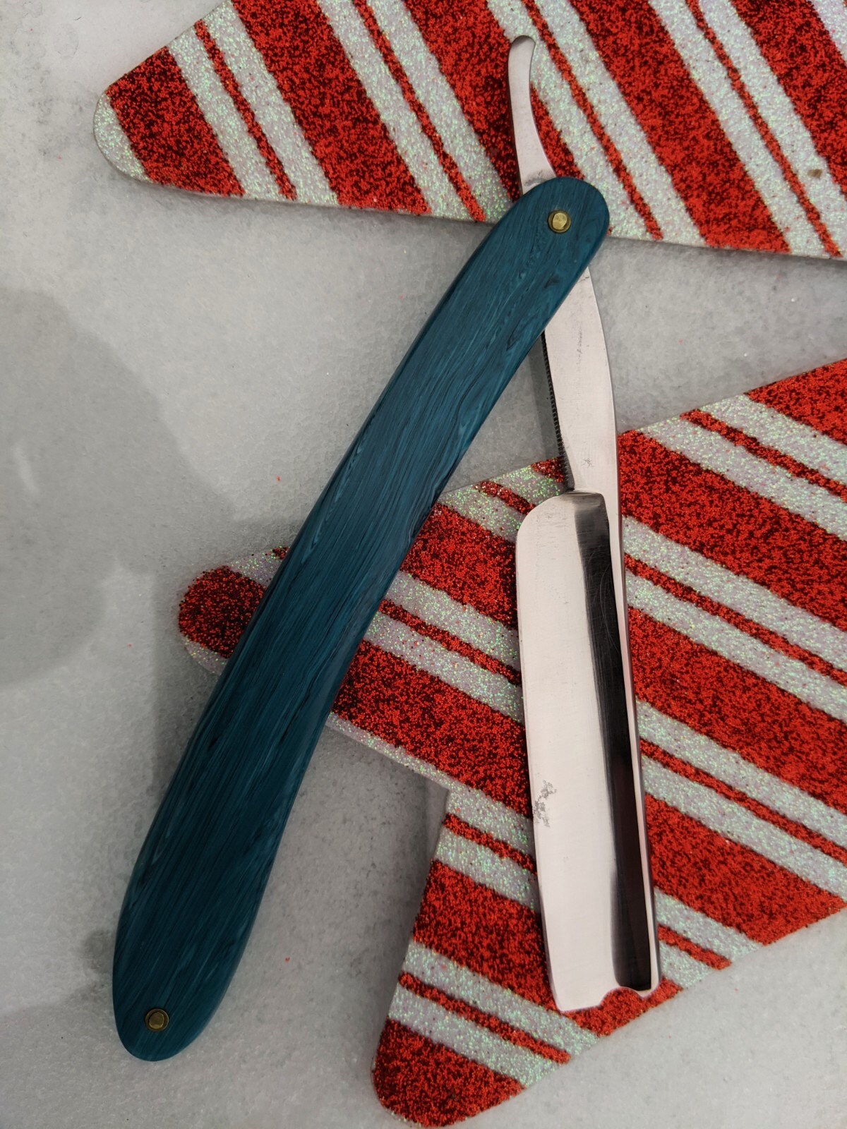 Morley Clover brand Custom Straight Razor G10 scales Clean Shave Ready ...