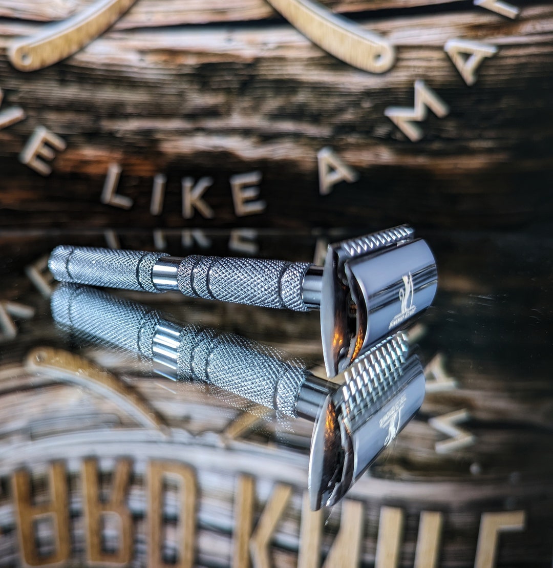 Goose Machined DE Double Edge Safety Razor With Case 120 Grams. - Etsy