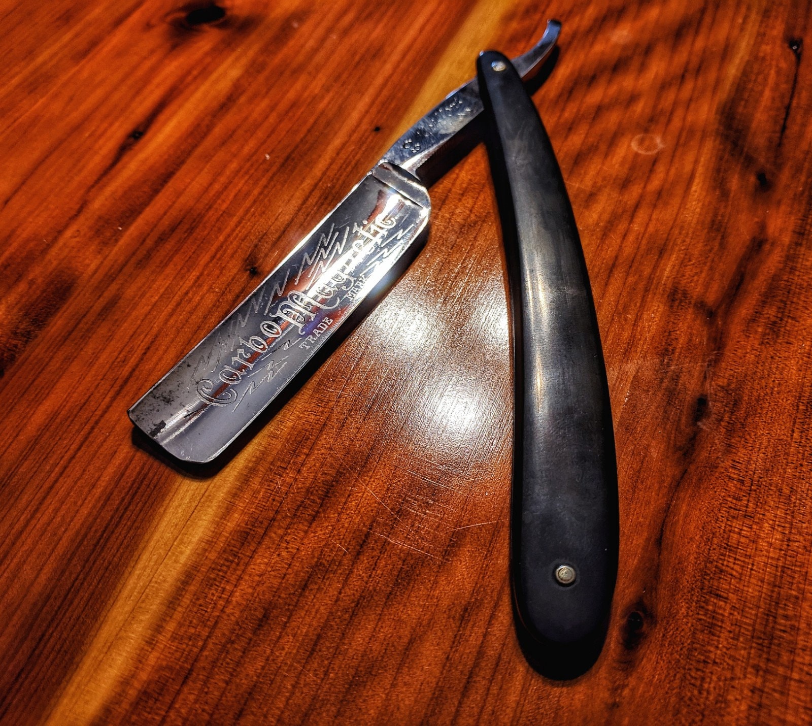 Vintage Carbo Magnetic Griffon Straight Razor 60 6/8Men's Self Care