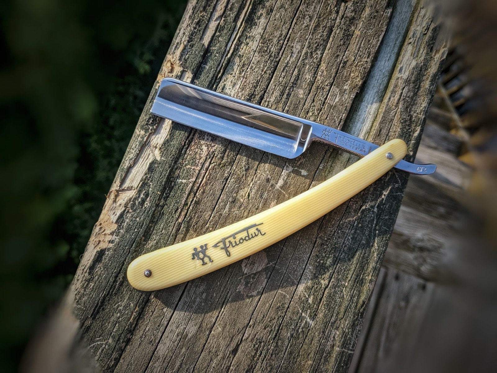 Friodur 472 Henckels Solingen Straight Razor worked spine shave ready ...