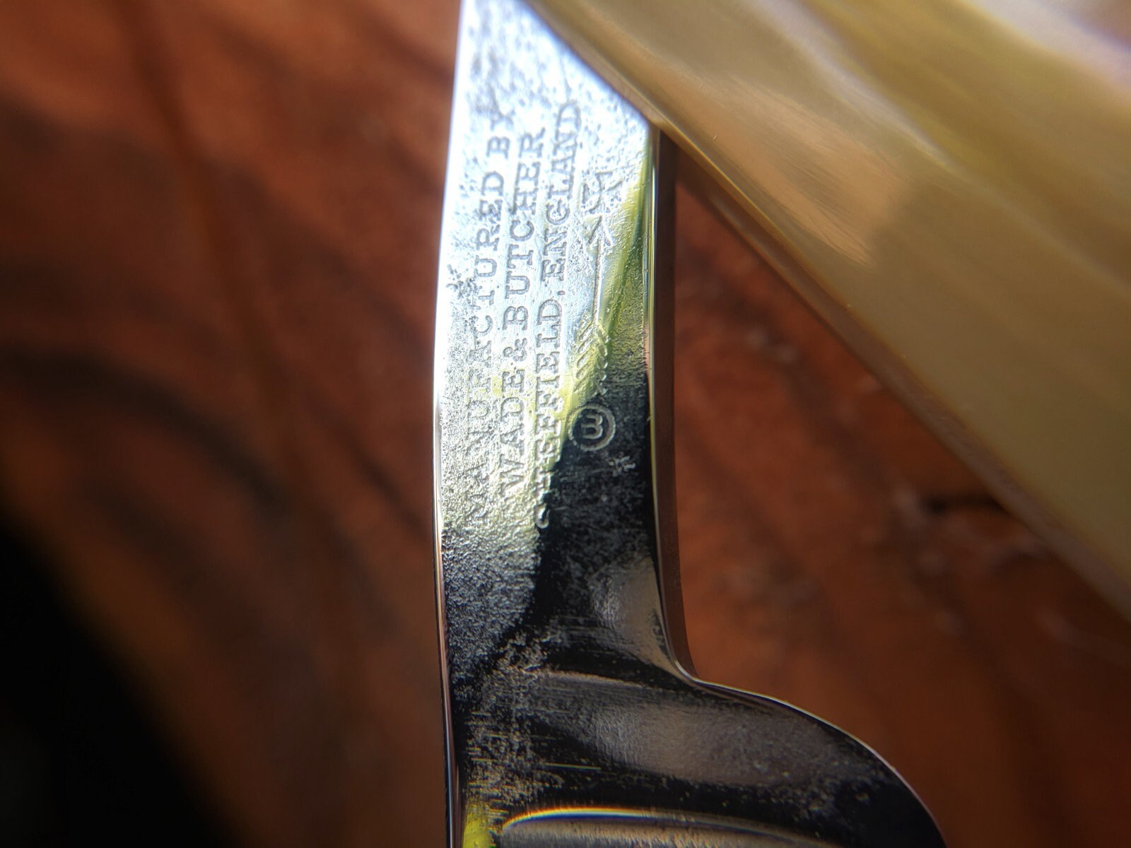 Huge Wade & Butcher Hollow Ground Sheffield Celebrated Straight Razor ...