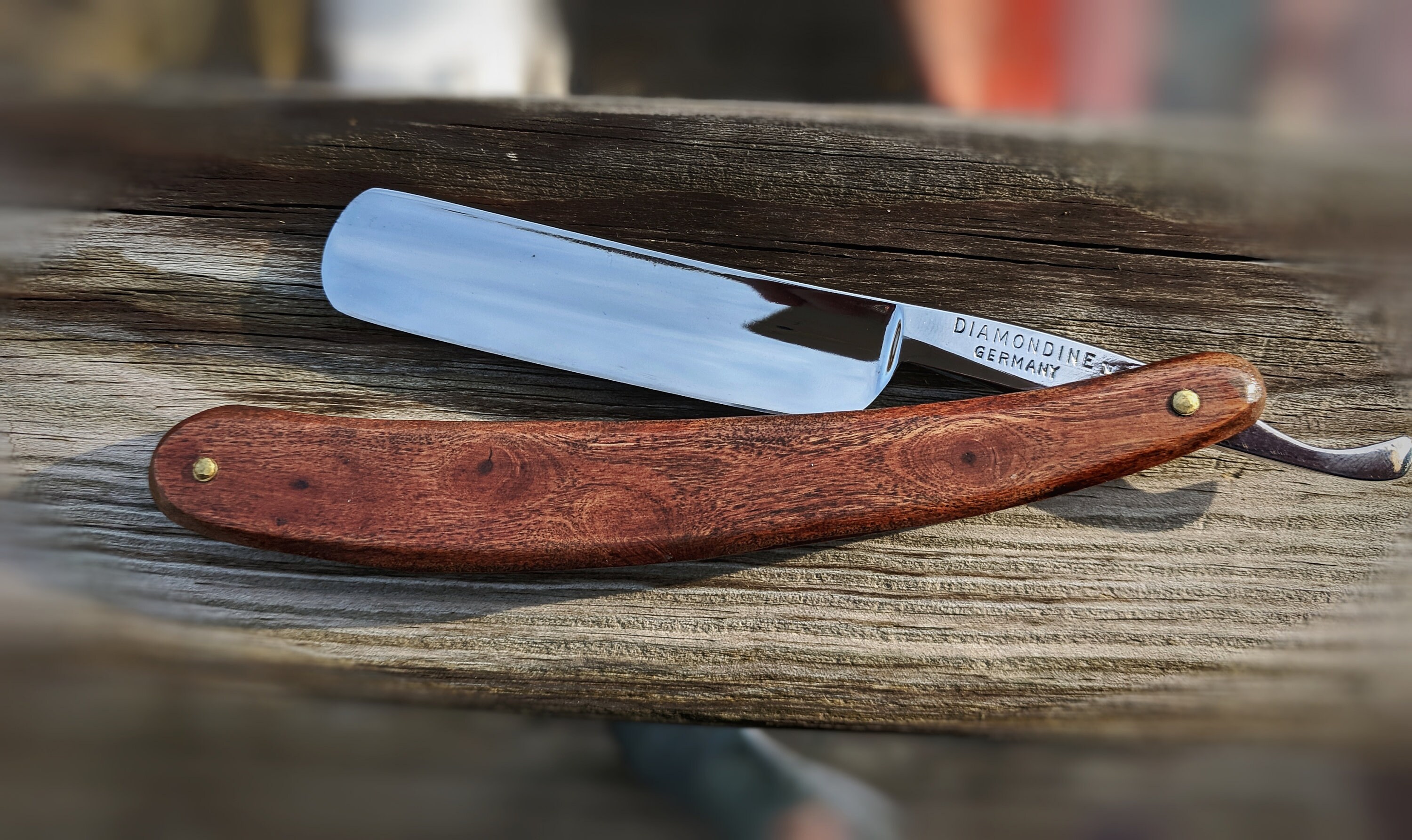 Beautiful Vintage Diamondine Straight Razor that is 6/8 wide and made ...