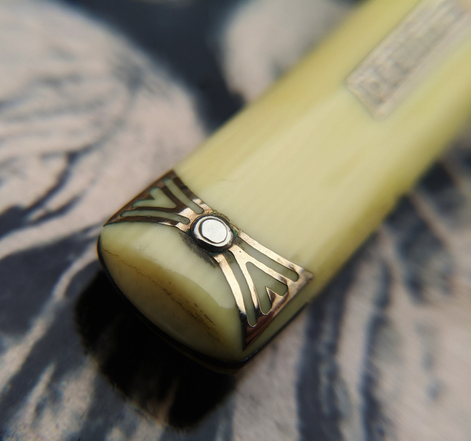 6/8 DELITE Straight Razor Shave Ready Antique Vintage Ornate Troy New ...