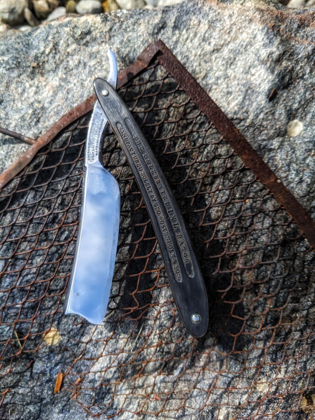 Geo. Worstenholm & Son 14/16 Wedge straight razor Sheffield 1825