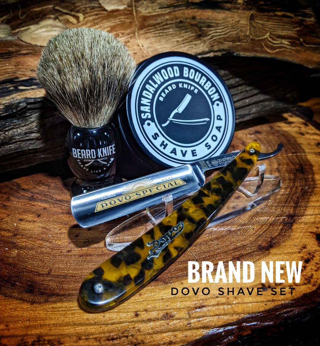 Brand New Dovo Tortoise Straight Razor Set Free Soap Free Brush Free ...