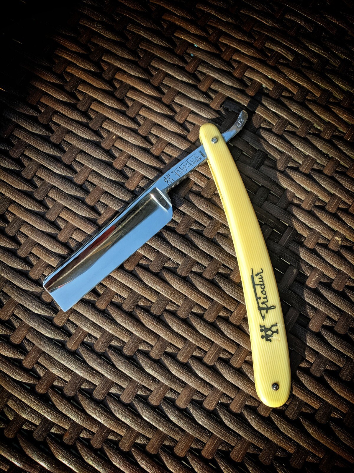 Friodur 472 Henckels Solingen Straight Razor worked spine shave ready ...