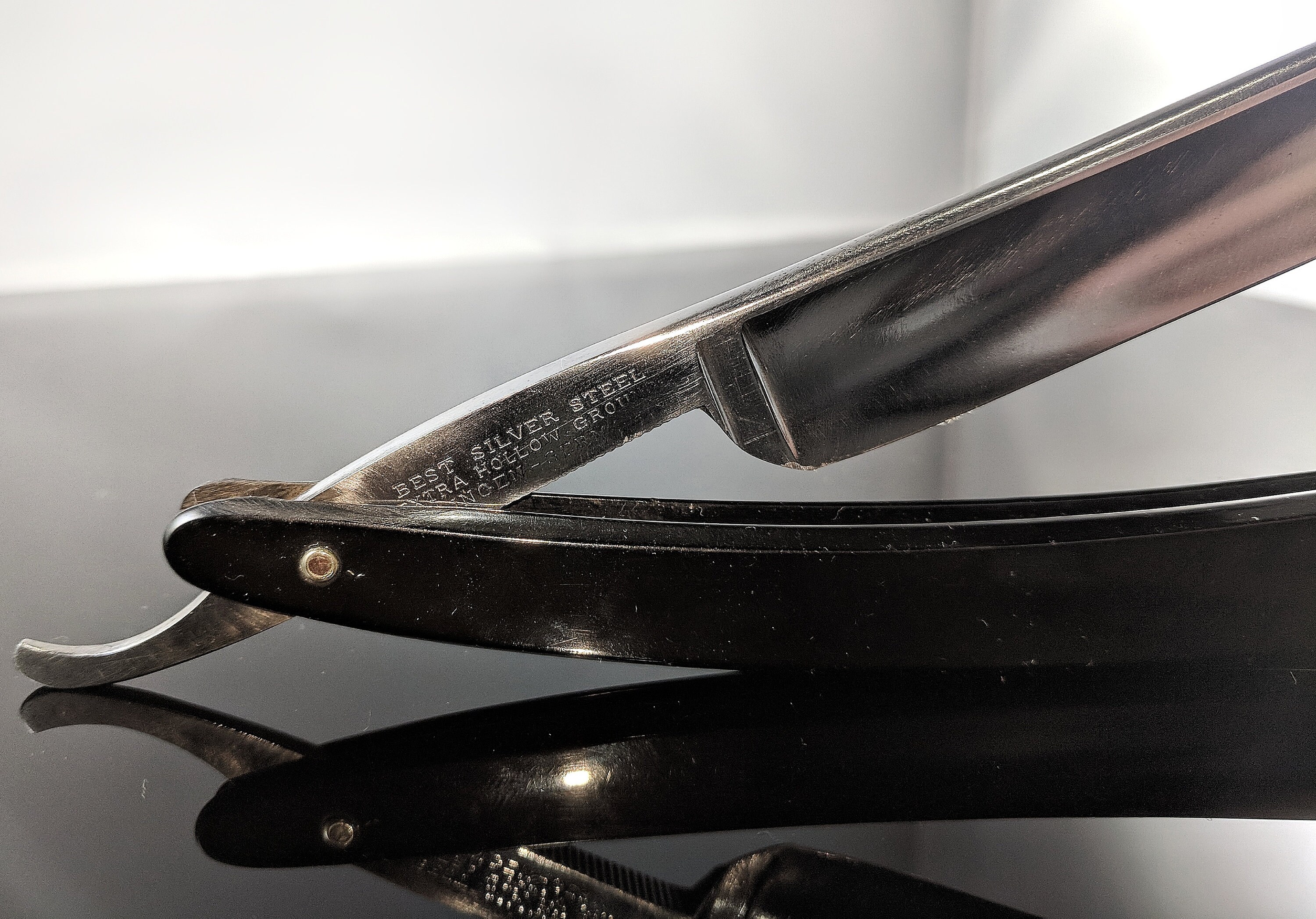 rare Straight Razor 6/8” Square Point Best Silver Steel 70 Eagle Shave ...