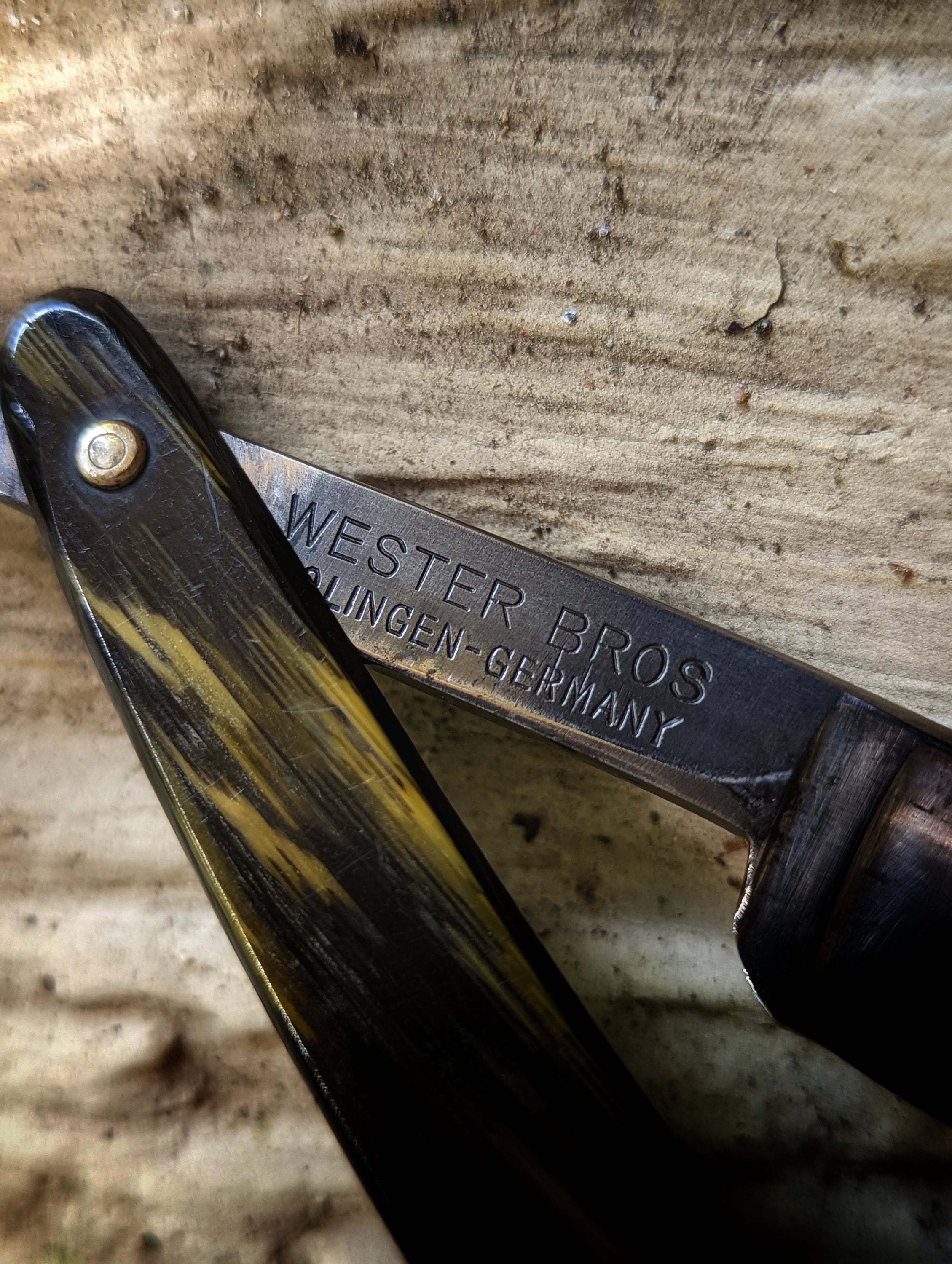 wester bros Tornado straight razor original box rare shave ready