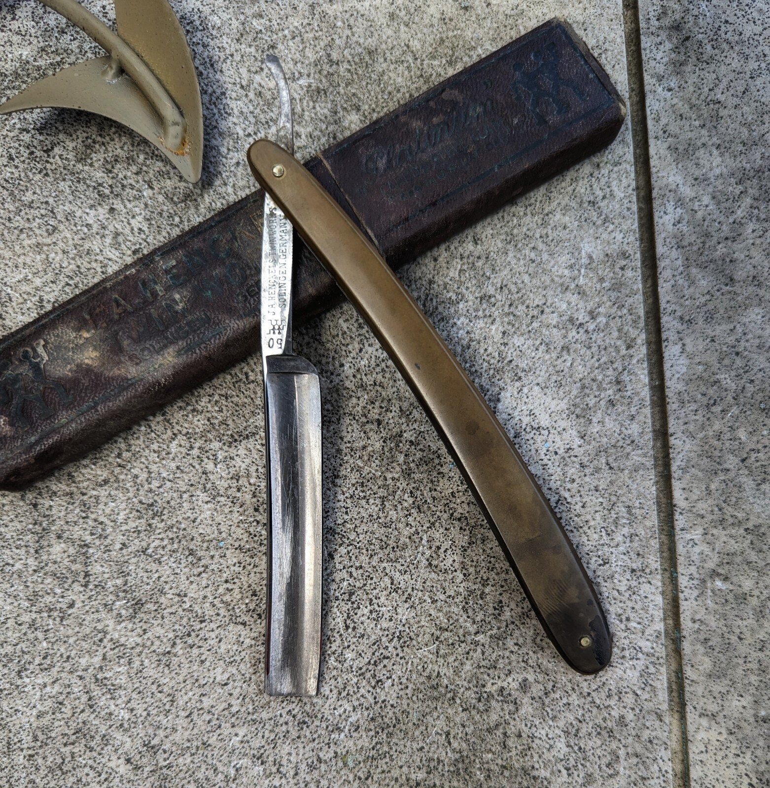 RARE Skinny J.A. Henckels 50 Twinworks Straight Razor shave ready