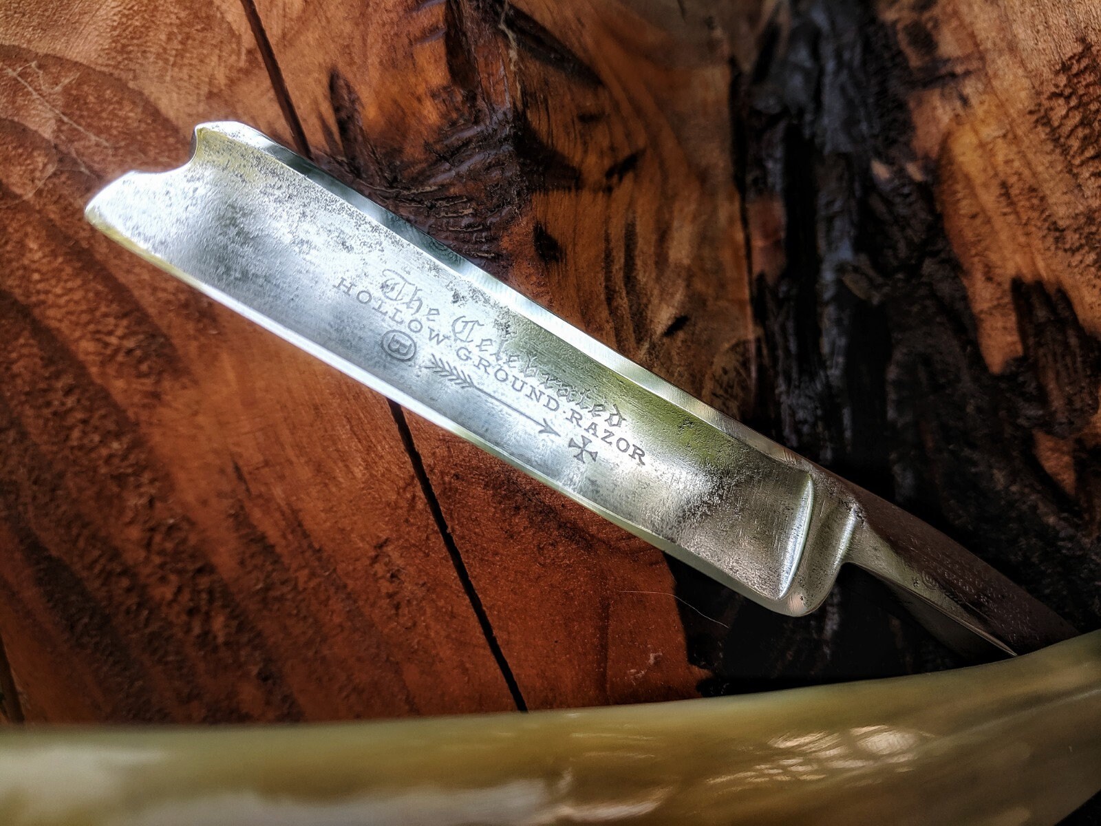 Huge Wade & Butcher Hollow Ground Sheffield Celebrated Straight Razor ...