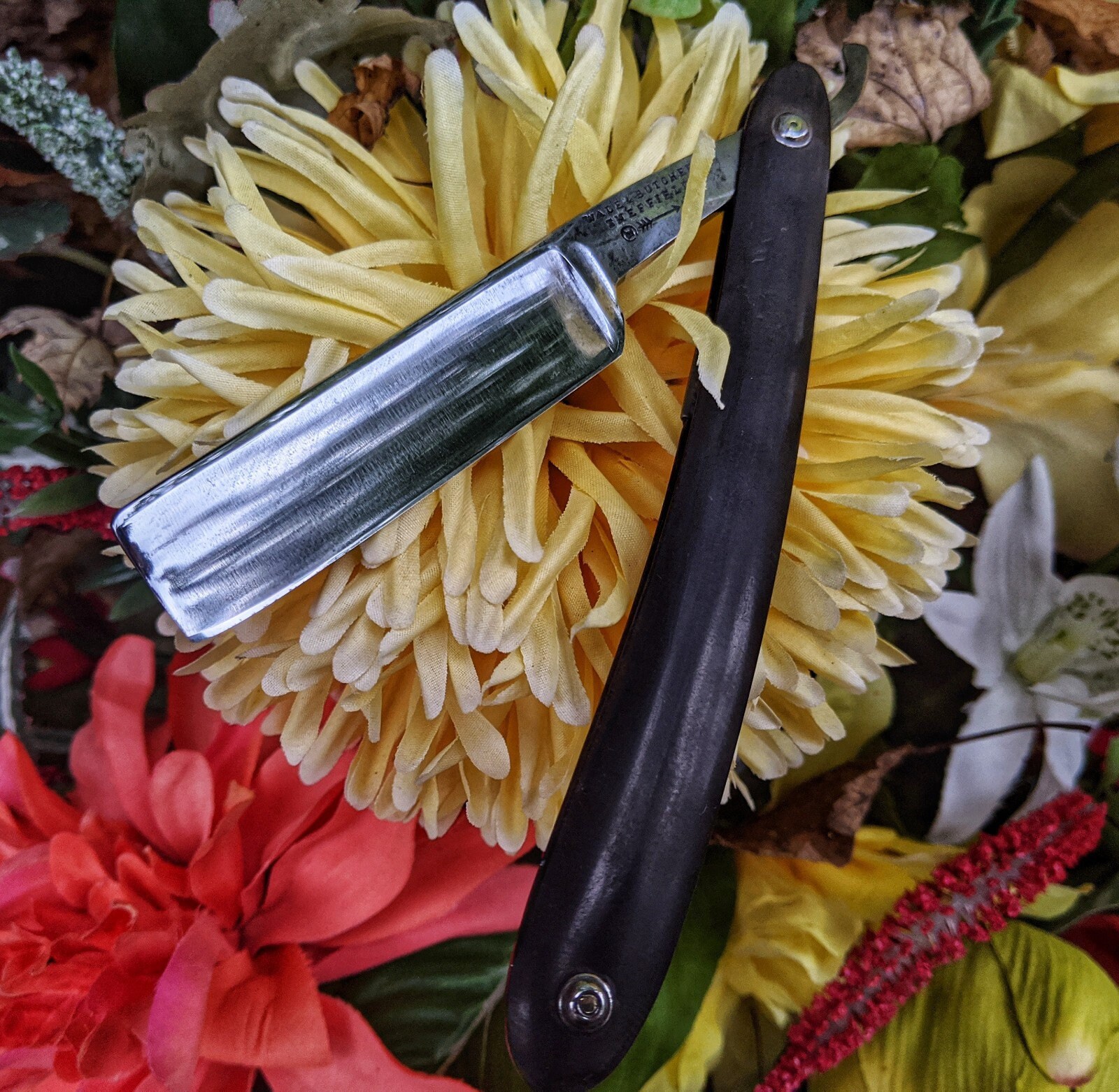 Wade & Butcher Sheffield England 6/8 Wedge Straight Razor Shave Ready 1800s