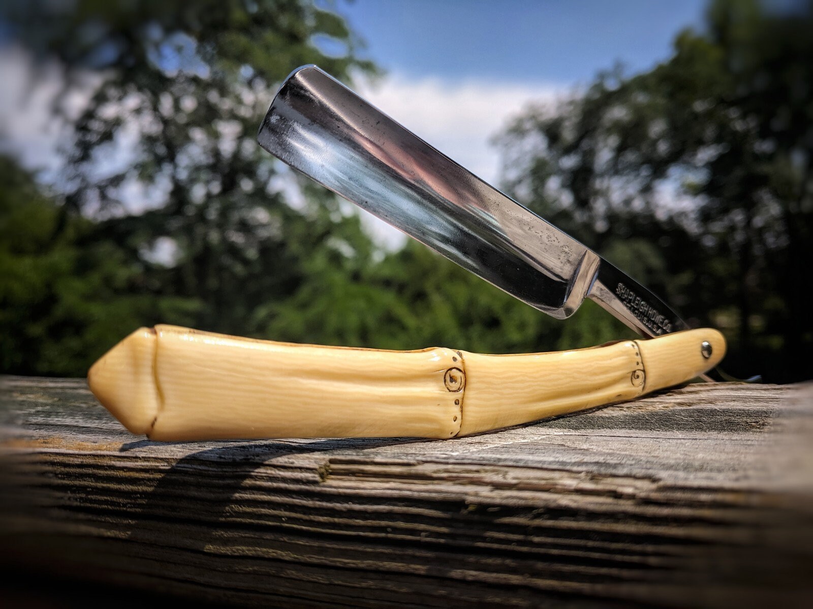 Shapleigh Hardware Co Straight Razor St. Louis 5/8 fancy