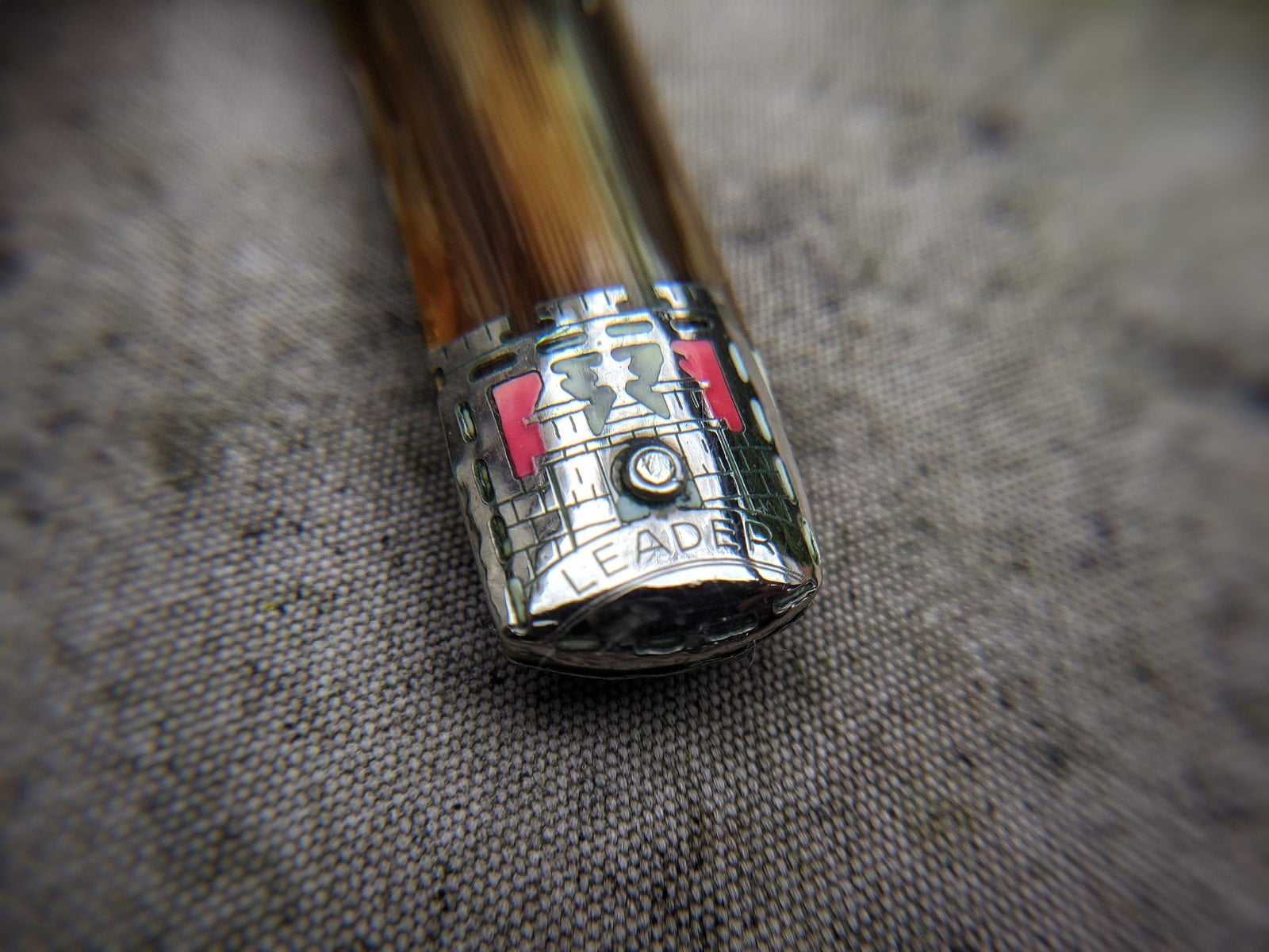 FW Engels Shave Ready Straight Razor Fancy Ornate Brass Scales