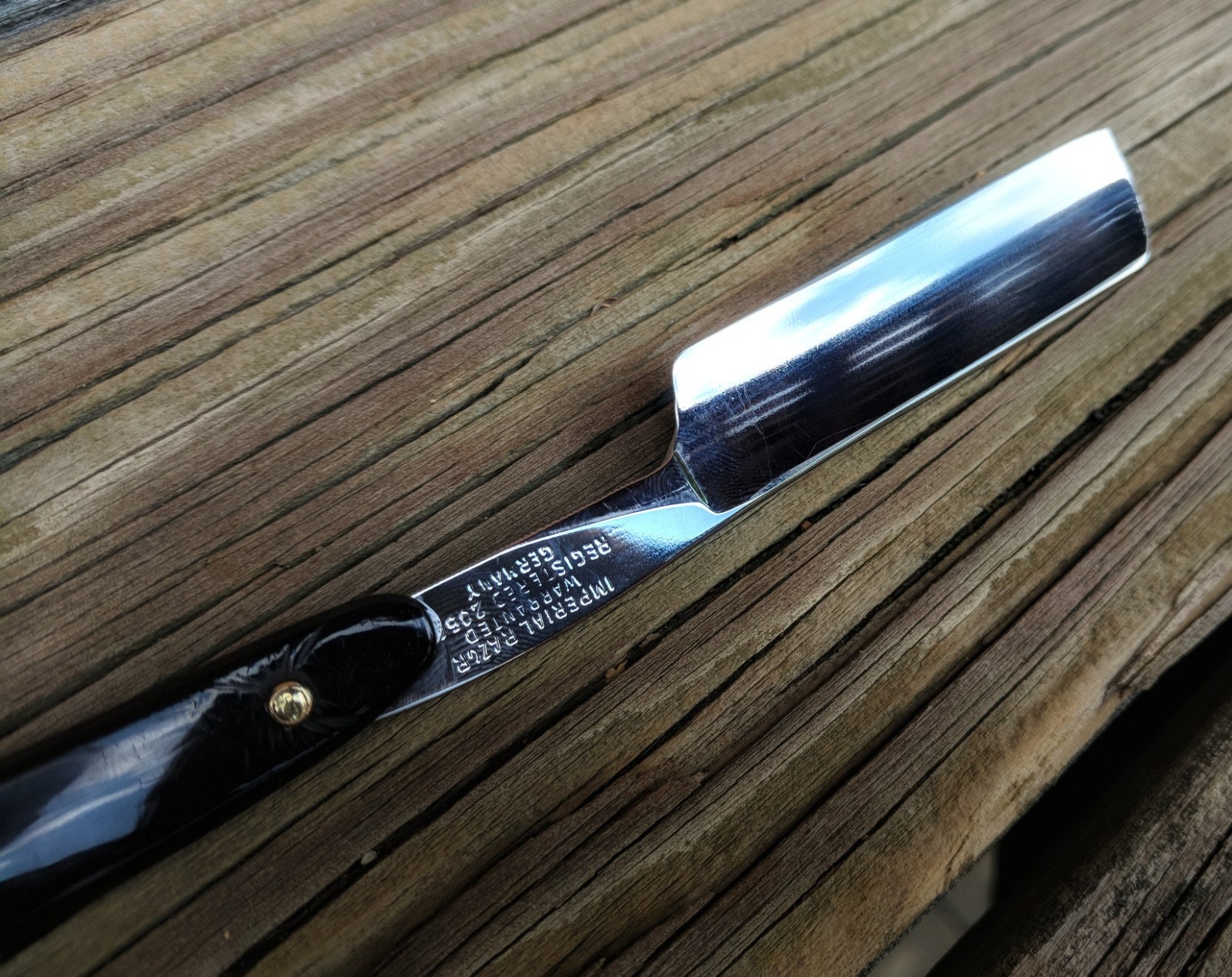 Vintage Imperial Straight Razor 11/16 Modified Blade, Shave Ready