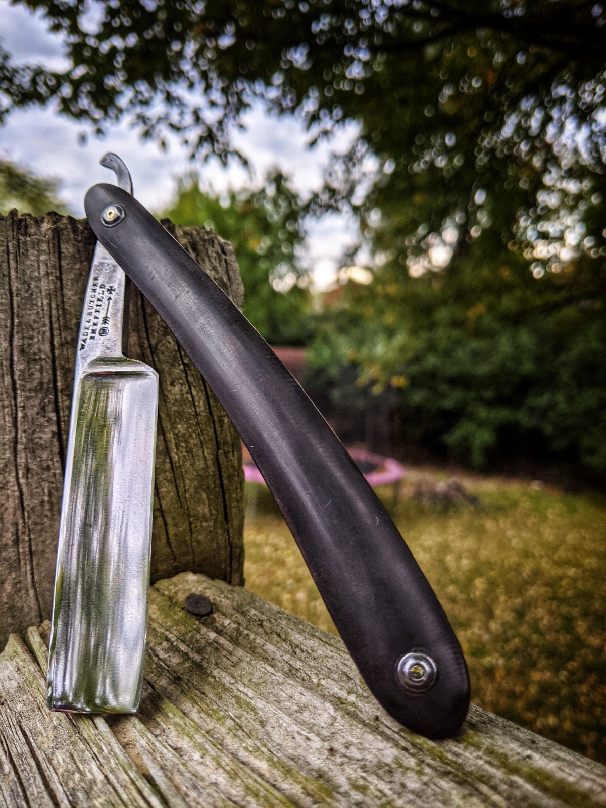 Wade & Butcher Sheffield England 6/8 Wedge Straight Razor Shave Ready 1800s