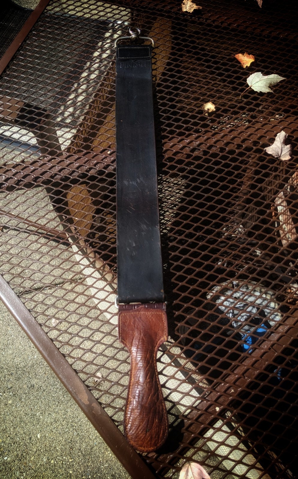 Antique Vintage Leather Strop Lot Barber Shaving Razor Knife Doctor ...