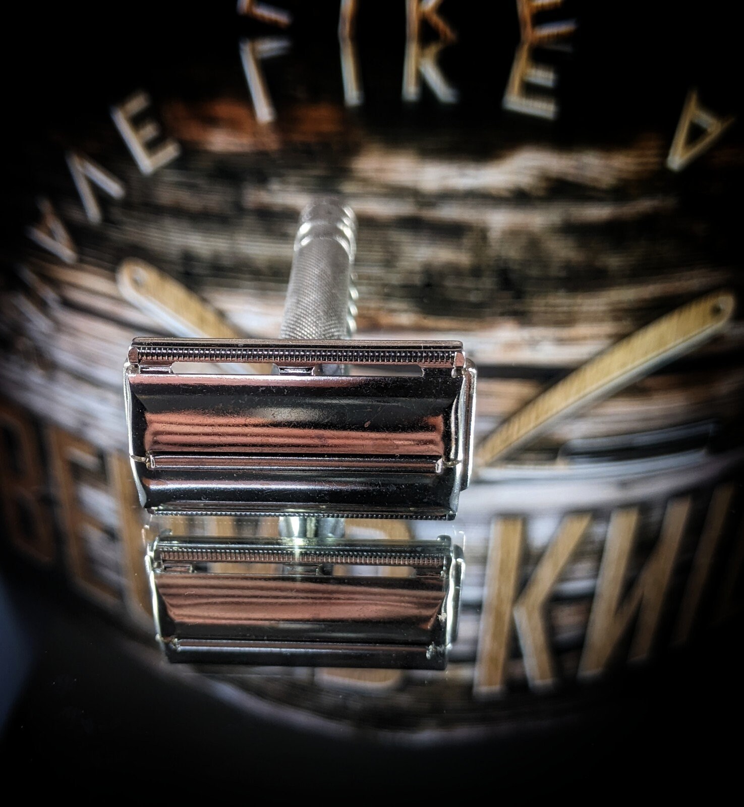 Gillette Double Edge Safety Razor 1960s nickel Butterfly