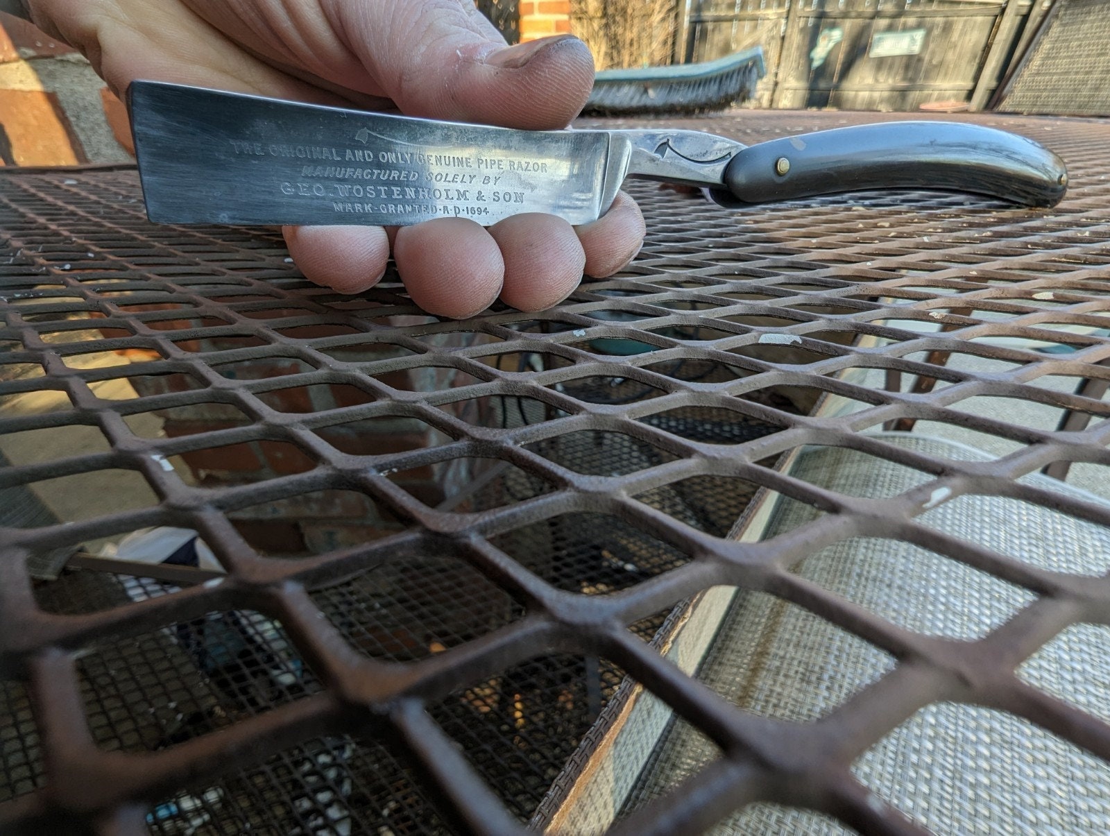 Rare GEORGE WOSTENHOLM Civil war prop reinactment