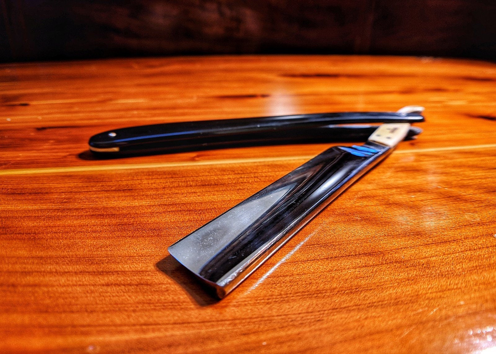 Vintage 5/8 Simmons Hardware-Keen Kutter German straight razor Covered ...