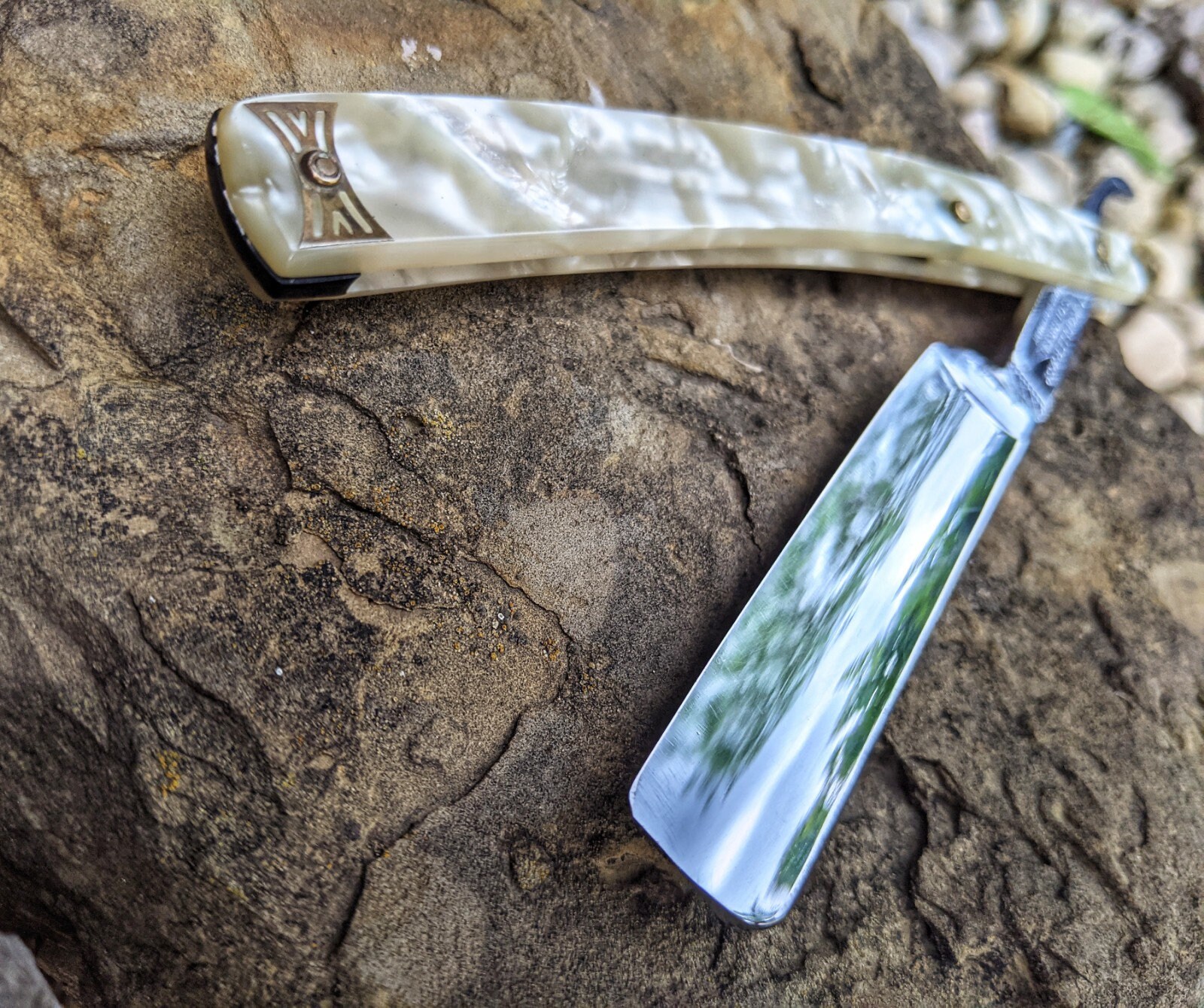 Sta Sharp Minty Straight Razor Fine Chromized Steel Fully Guaranteed ...