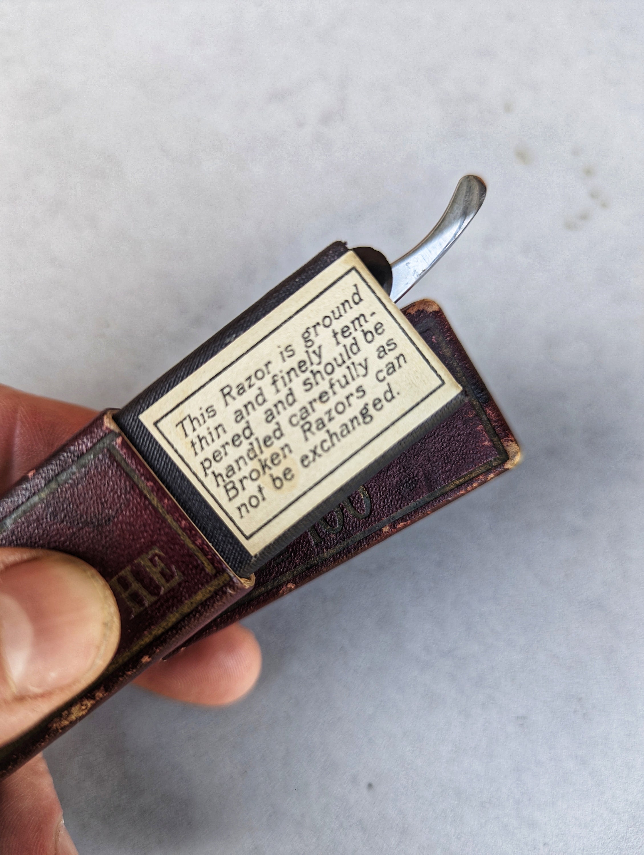 NOS German Boker Straight razor - Supreme Quality No 101 - Vintage ...