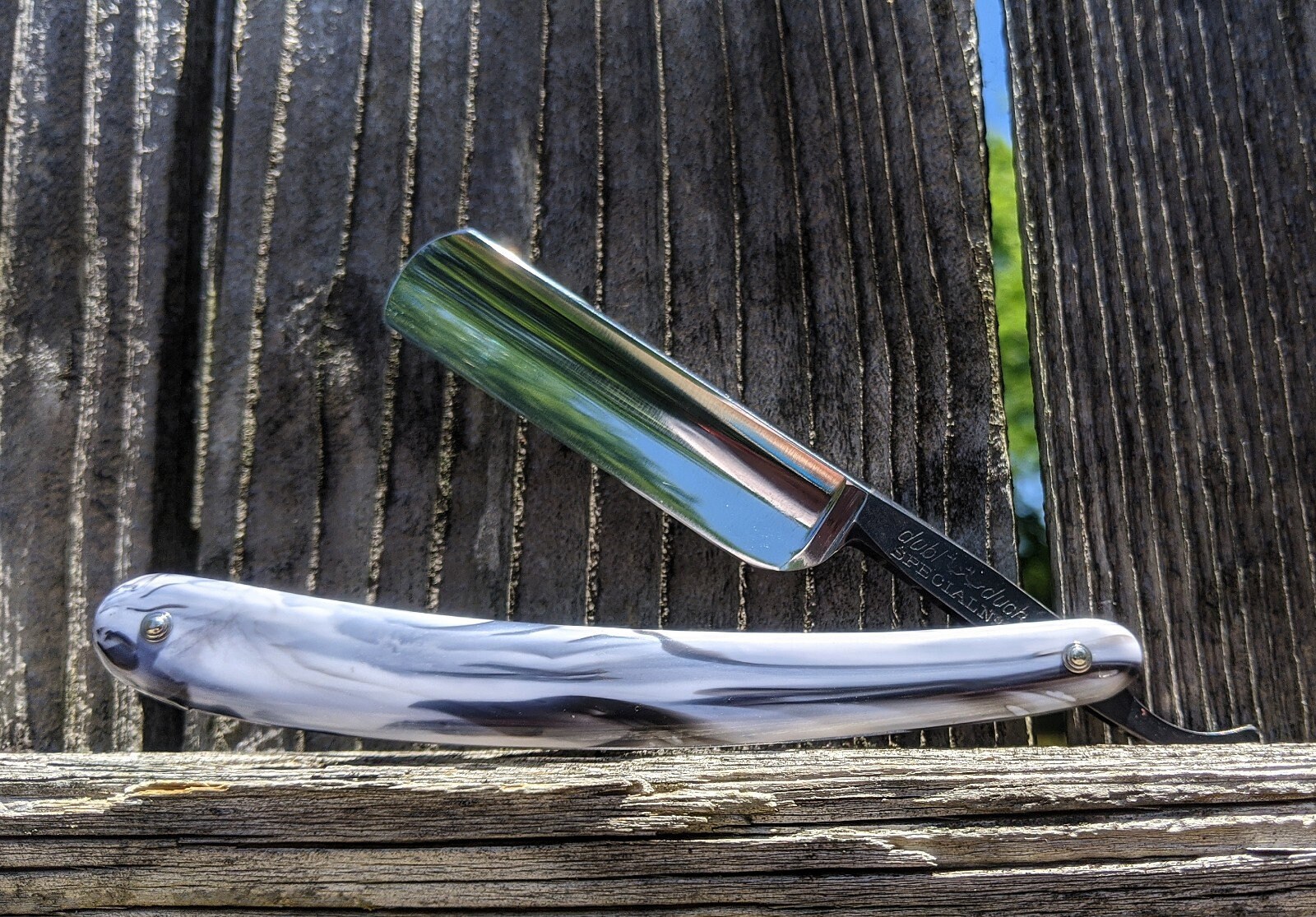 6/8 Vintage Restored DUBL DUCK - Special No. 1 - Straight Razor - Shave ...