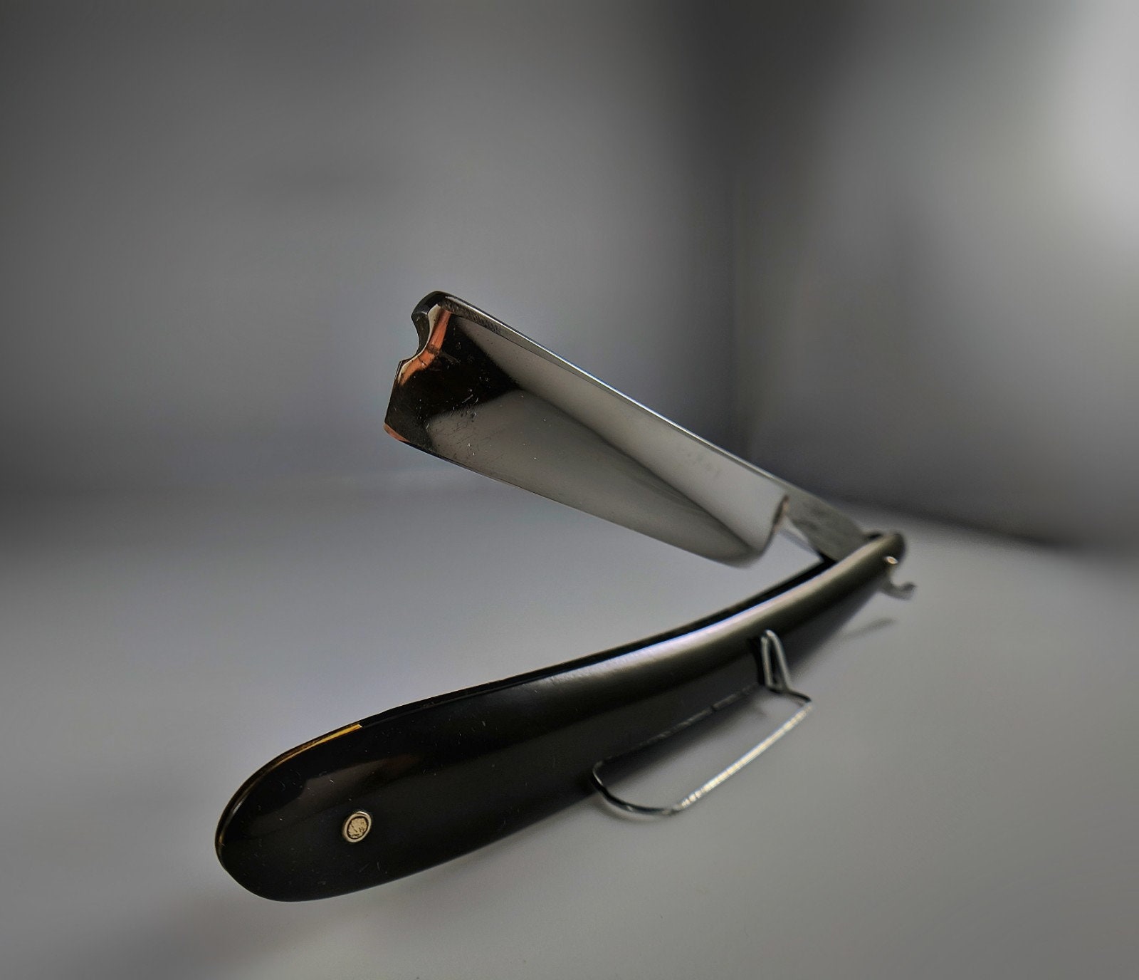 Rare 5/8 Ern Solingen Straight Razor Hollow Ground Barber notch Early ...