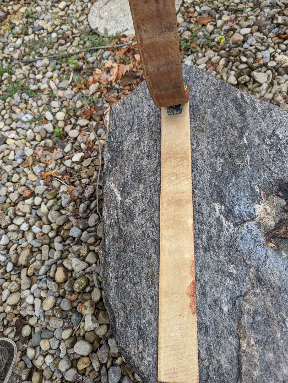 antique horse hide Shell strop Vintage Strop Primble Louisville KY