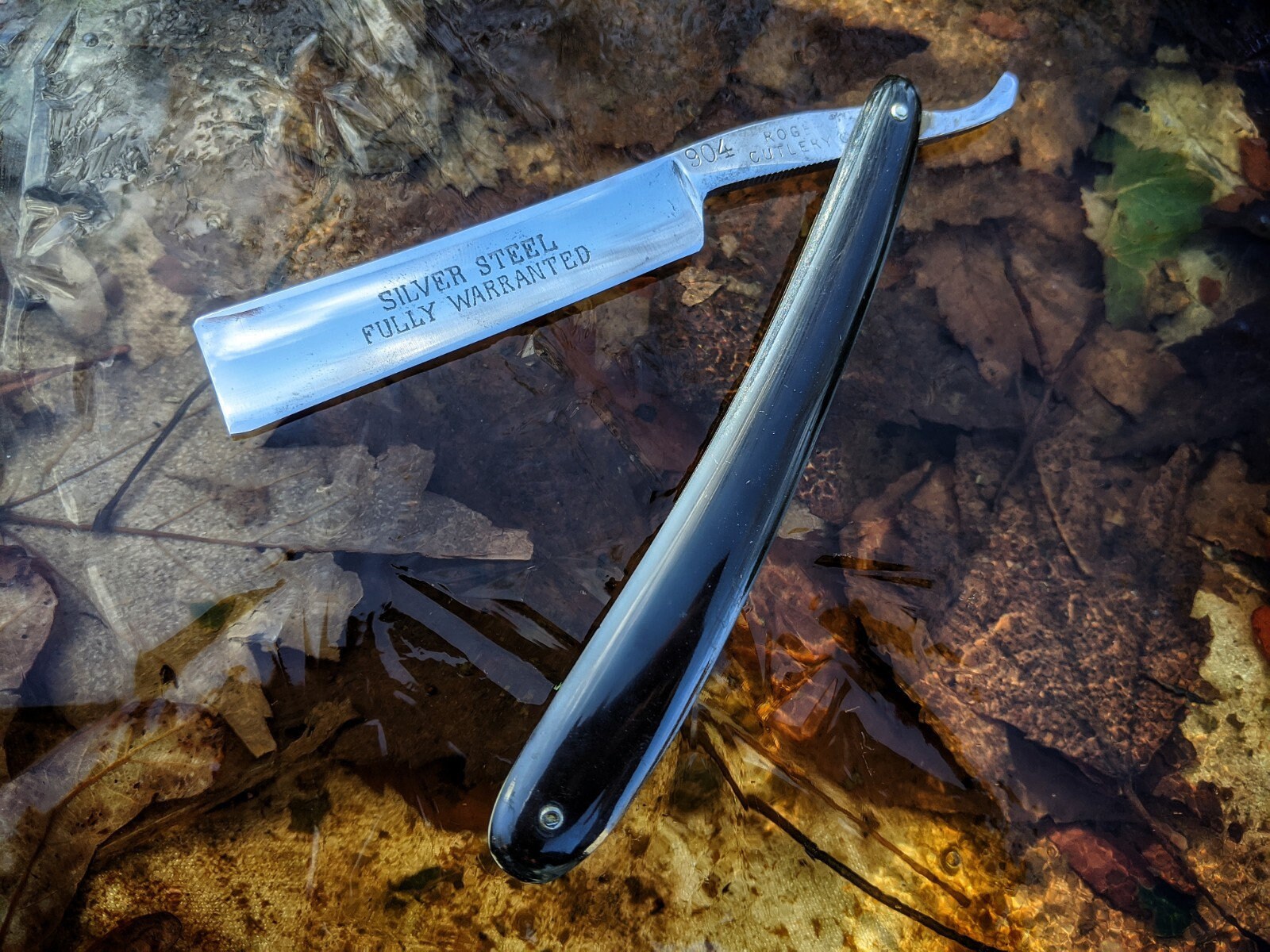 Fully Warranted Straight Razor German Shave Ready Roger Cutlery 904