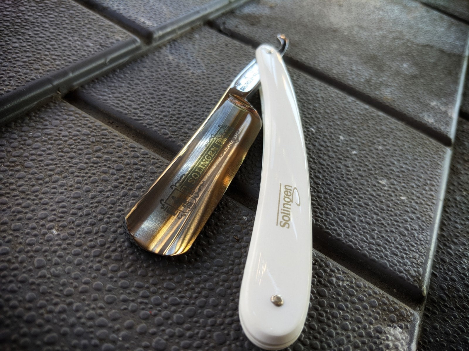 WOW WKC Straight Razor Wald Solingen Steel Germany Shave Ready nos wkc1