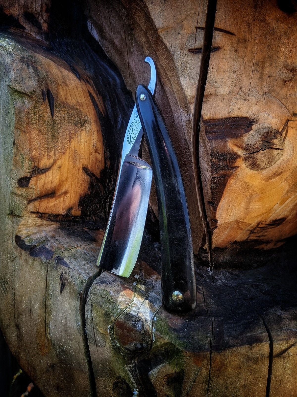 WOW 1 8/8 Vintage Wm. Gilchrist Wade and Butcher Bow Straight Razor ...