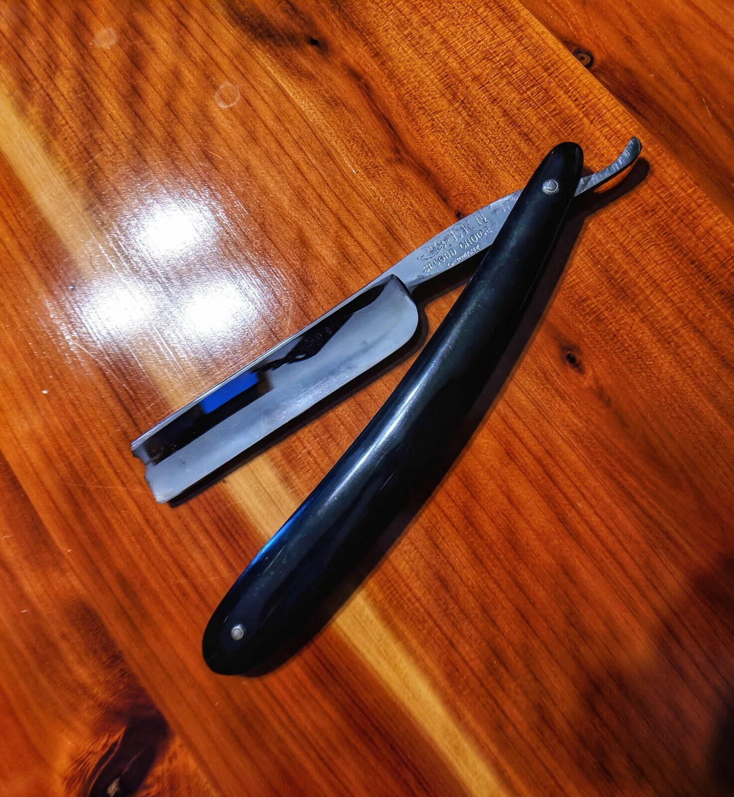 Rare 5/8 Ern Solingen Straight Razor Hollow Ground Barber notch Early ...