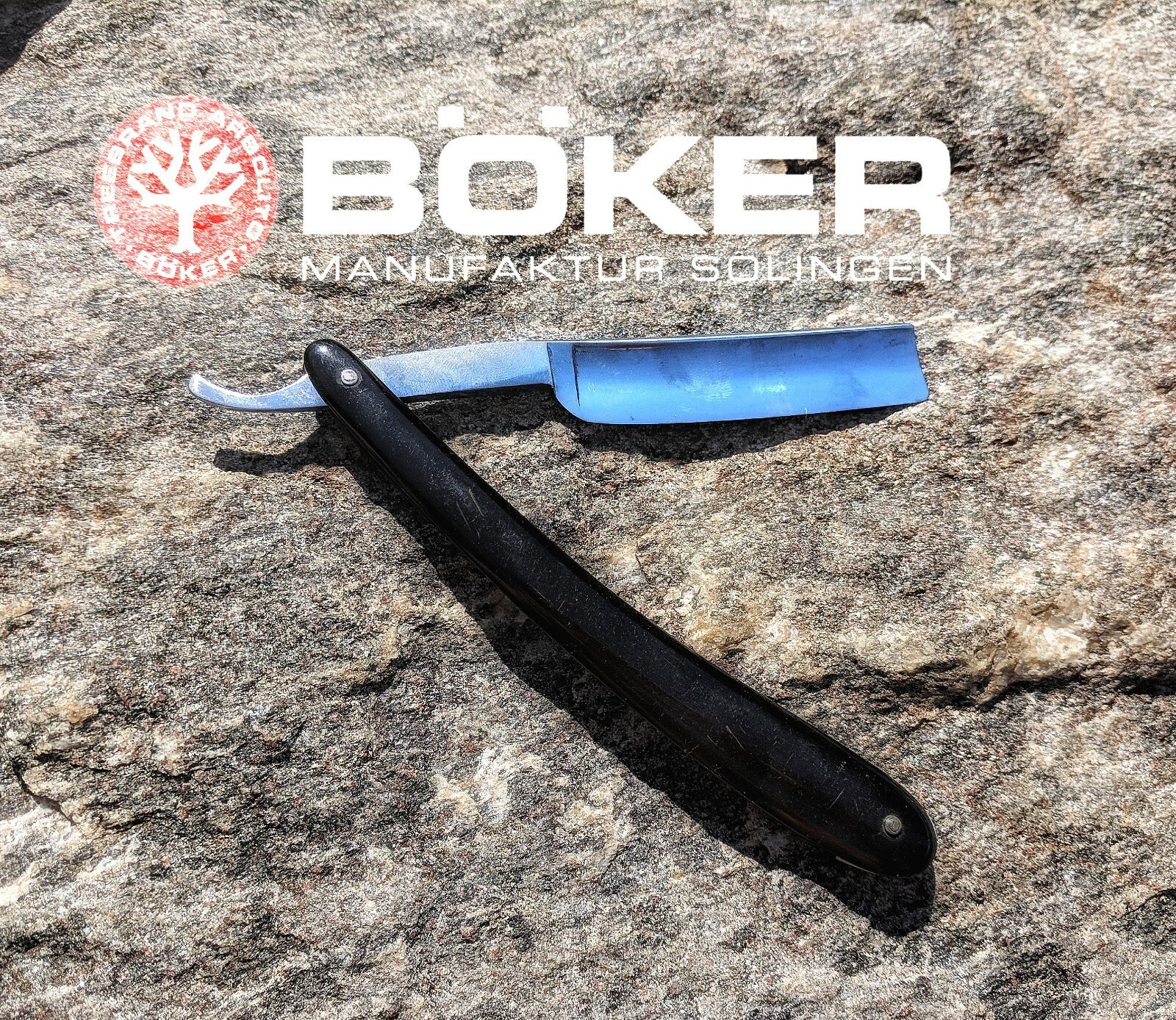 Boker King Cutter Shave Ready Straight Razor Cutthroat Gift for Him German