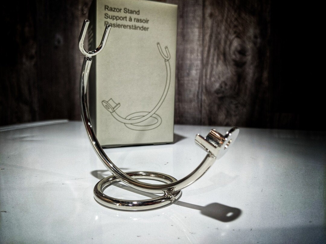 Premium Black CHROME Razor Stand Compatible With Almost All Straight ...