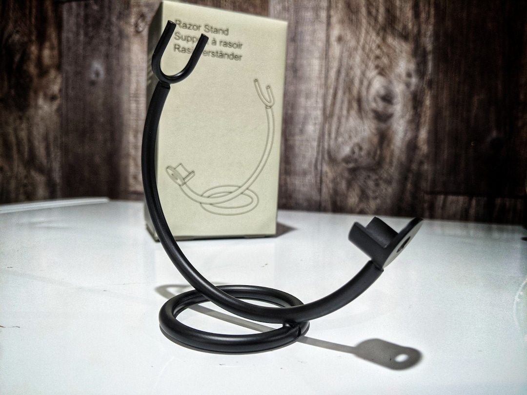 Premium Black Straight Razor Stand Compatible With Almost All Straight ...