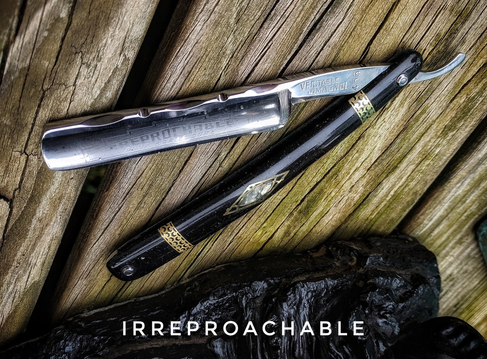 French import Vintage straight razor veritable J Magnol 436 ...