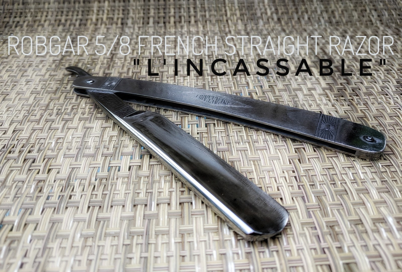 Robgar 5/8 French Straight Razor Vintage L'incassable (unbreakable)