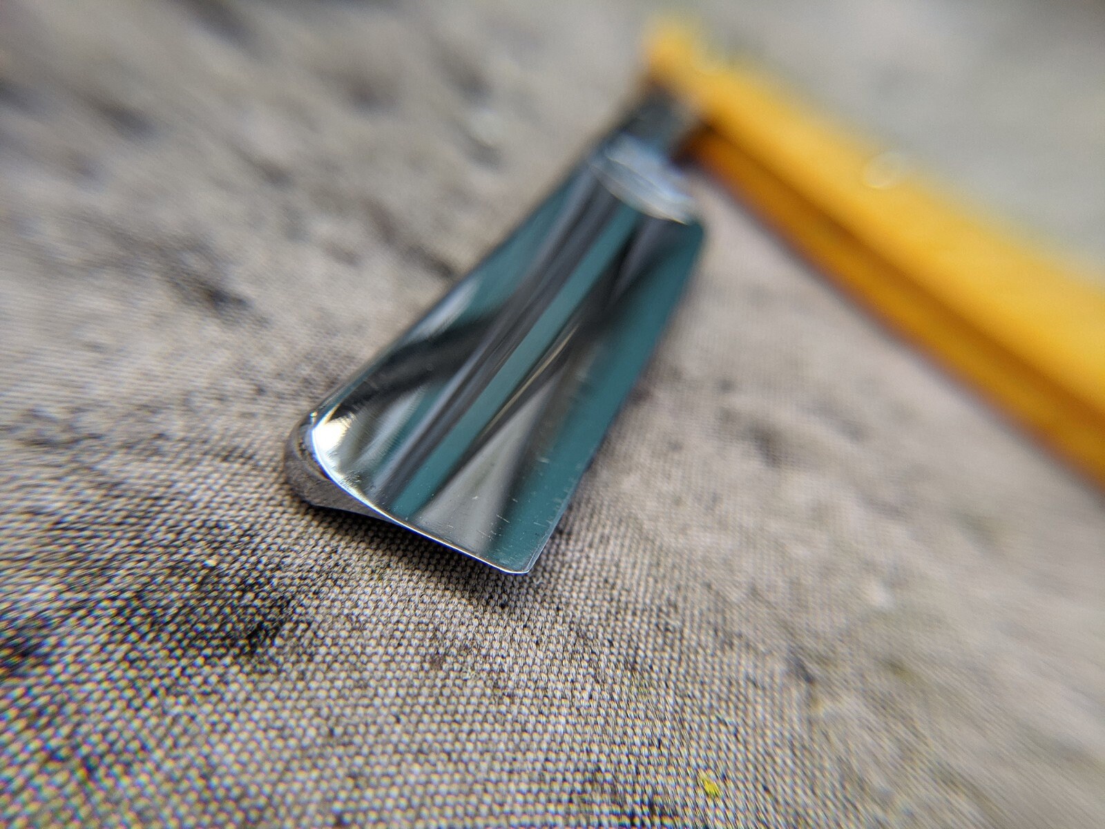 Vintage Silver Ring straight Razor German Christoffersen Minneapolis