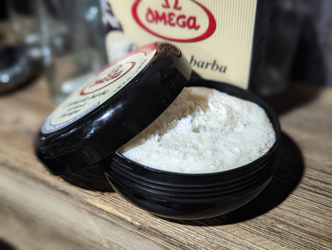 Omega Eucalyptus Shaving Cream Shave Soap in Bowl 5.2 Oz - Etsy